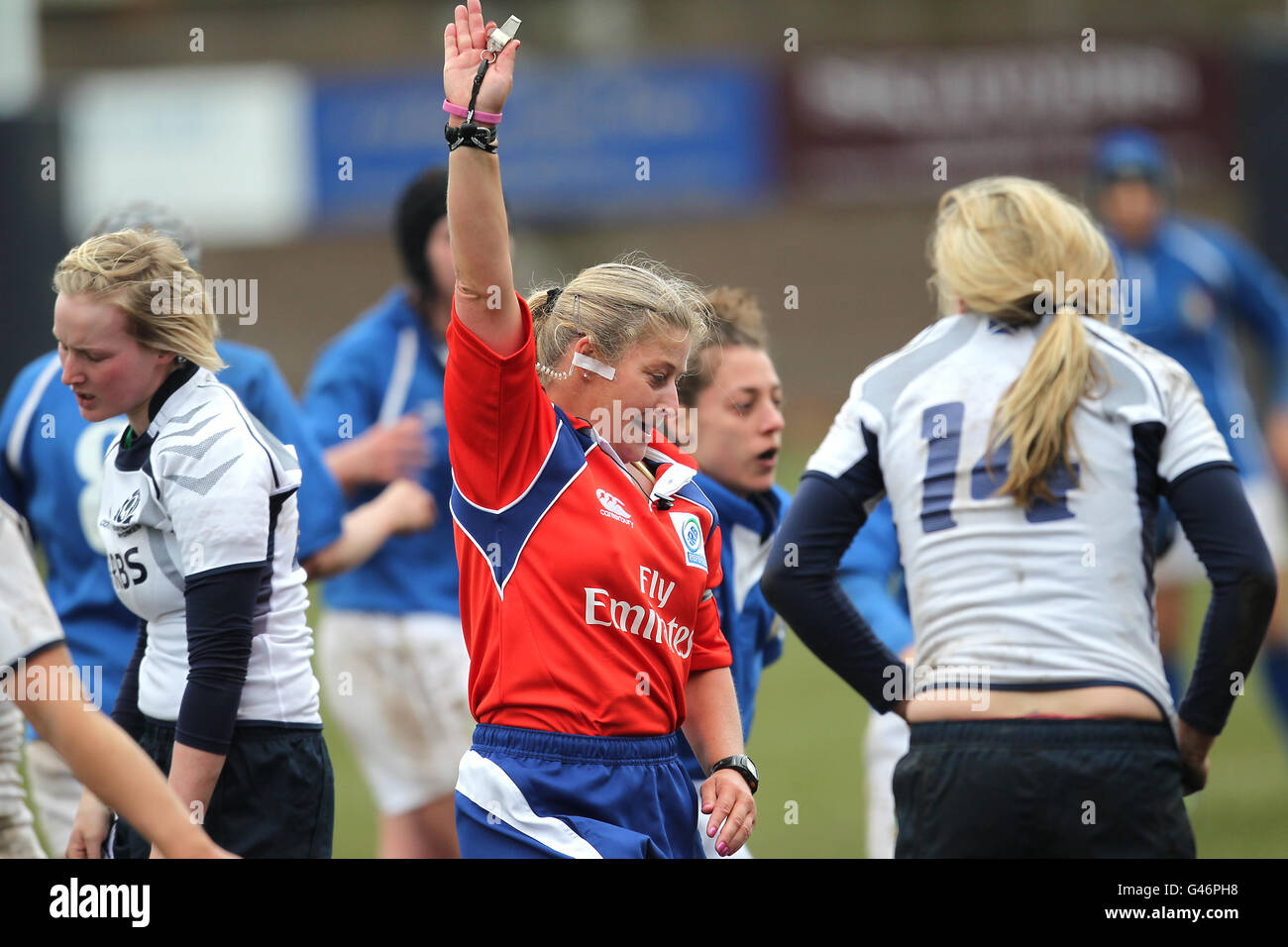 Referee nicky inwood signals penalty hi-res stock photography and ...