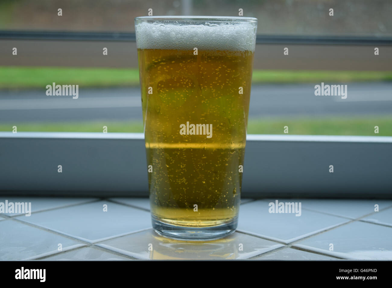 Cold Pint of Beer Stock Photo - Alamy