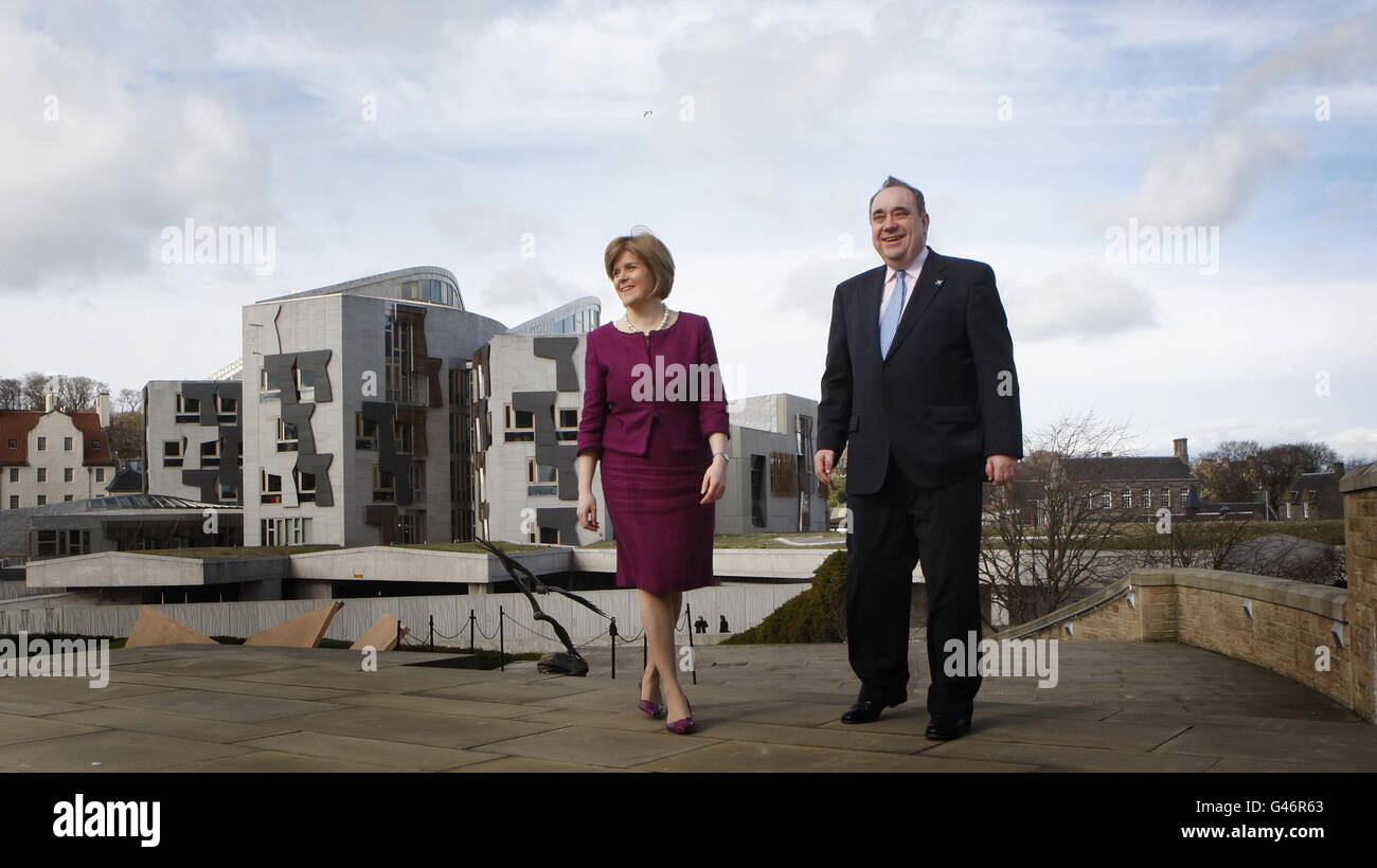 Scottish Parliament election campaign Stock Photo - Alamy