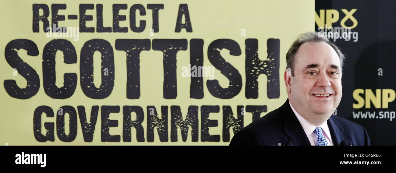 Scottish Parliament election campaign Stock Photo - Alamy