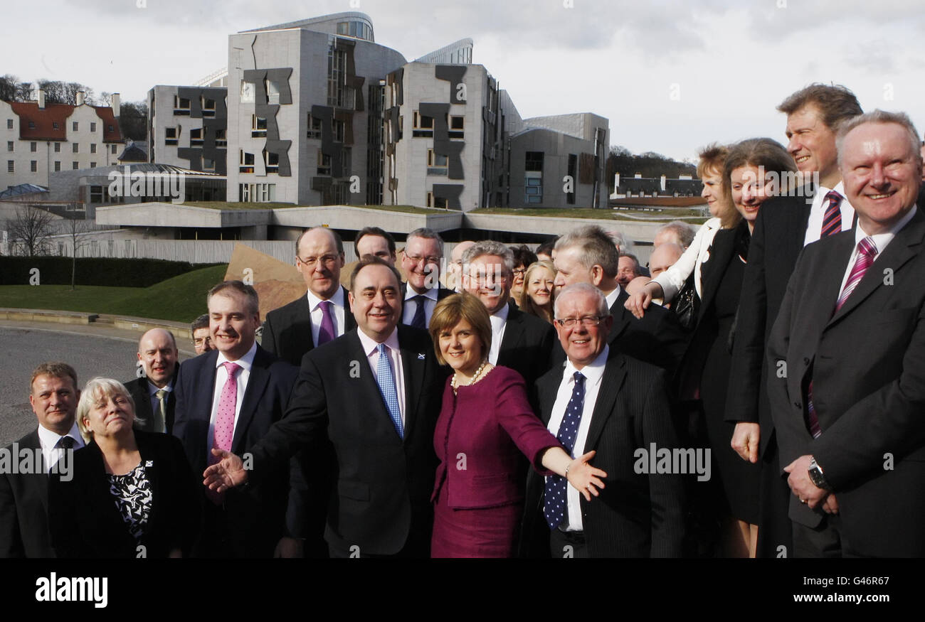 Scottish Parliament election campaign Stock Photo - Alamy