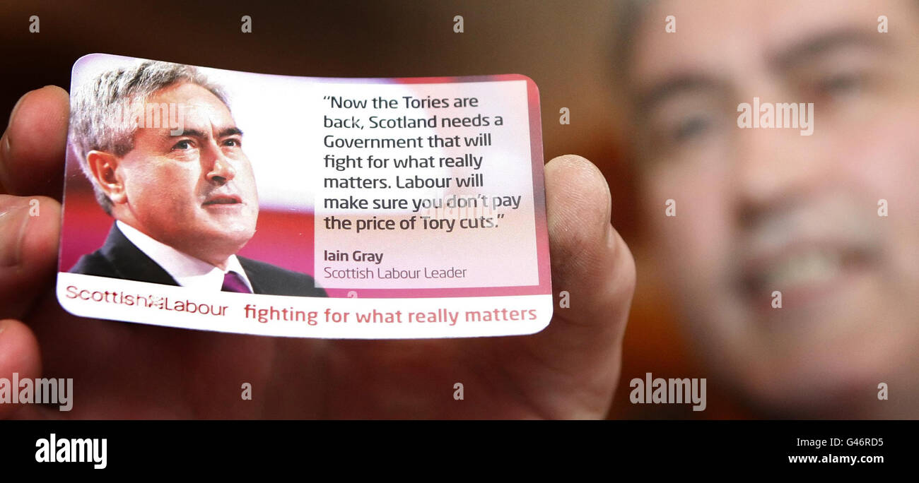 Scottish Parliament election campaign Stock Photo - Alamy
