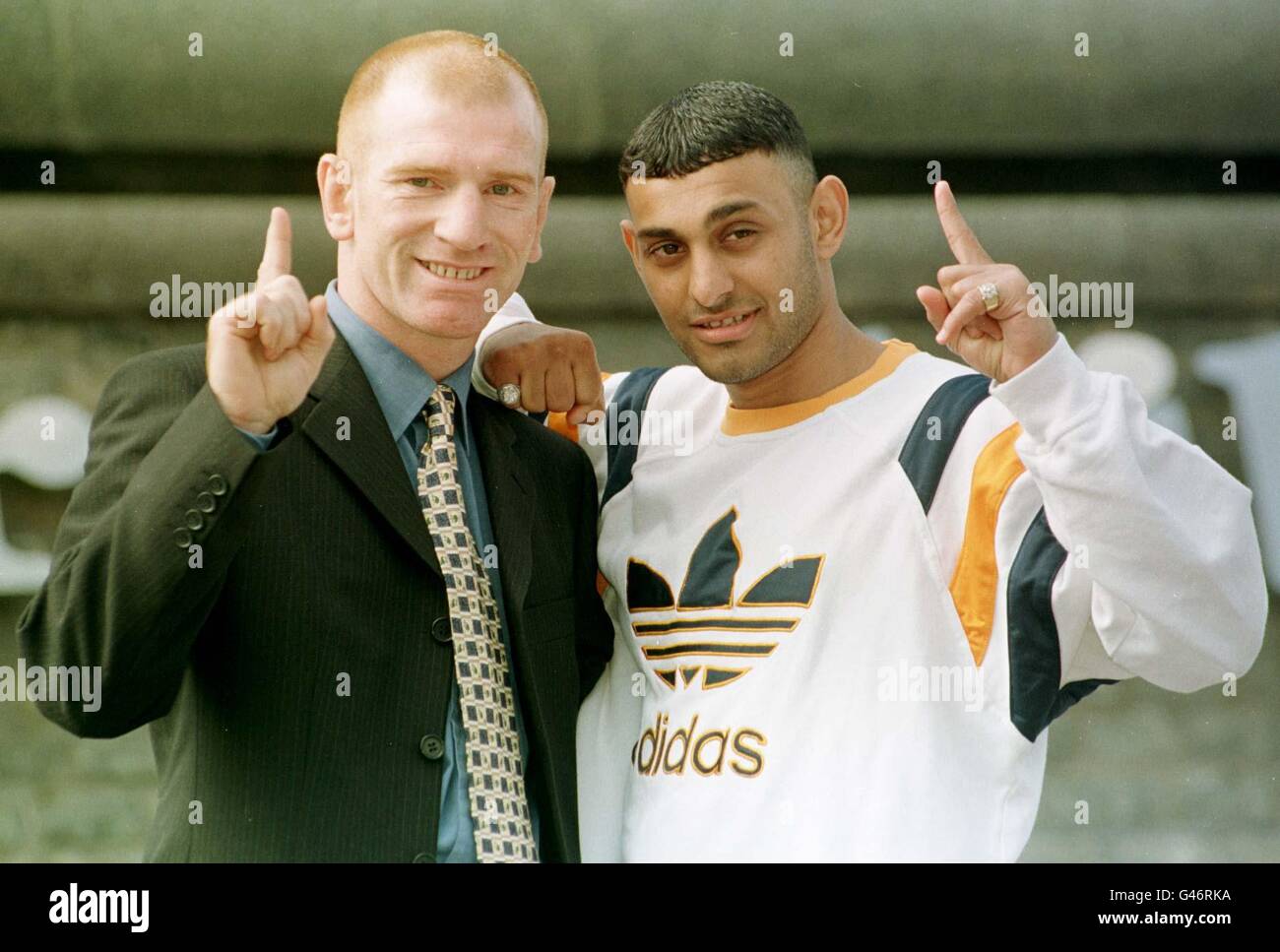 Billy Hardy and Prince Naseem Hamed meet today (Monday) prior to their ...