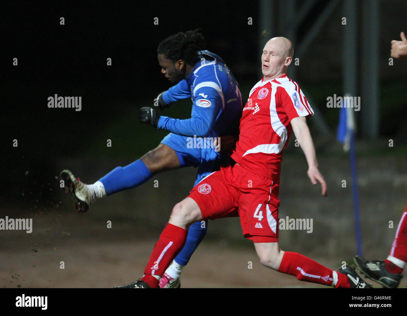St Johnstone's Collin Samuel scores the first goal during the Scottish ...
