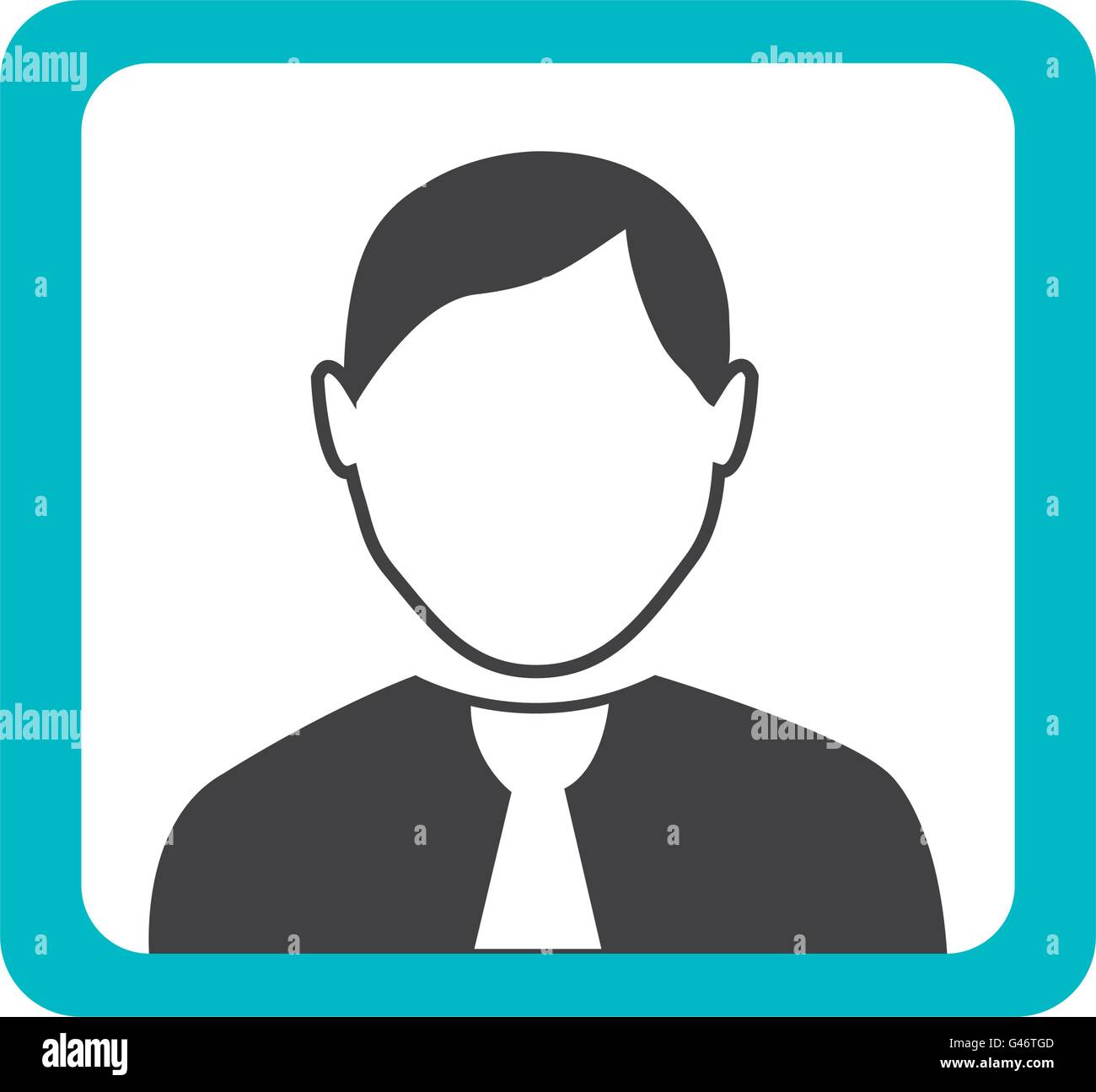 avatar man and colorful square,vector graphic Stock Vector Image & Art ...