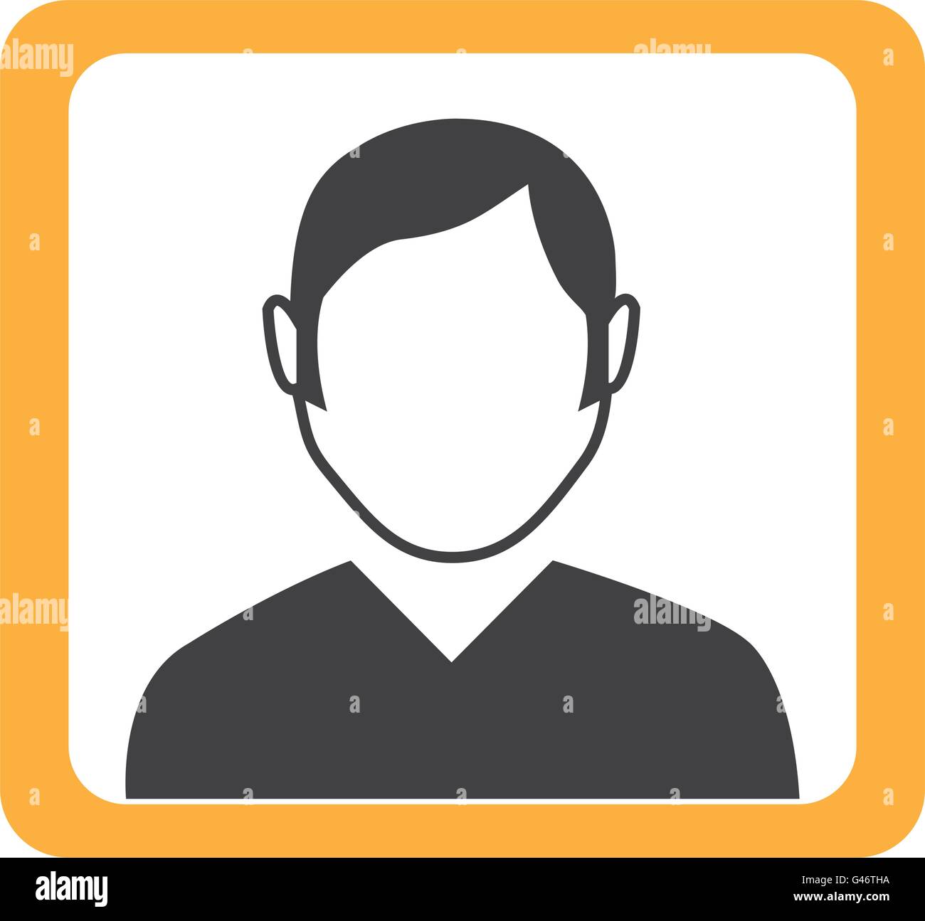avatar man and colorful square,vector graphic Stock Vector Image & Art ...
