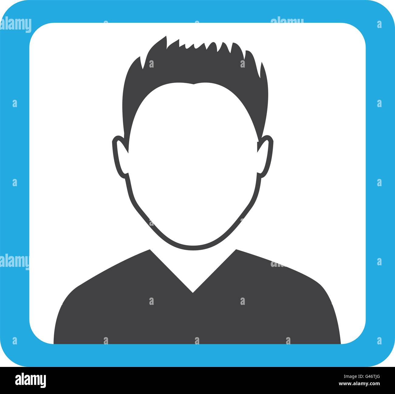 avatar man and colorful square,vector graphic Stock Vector Image & Art ...