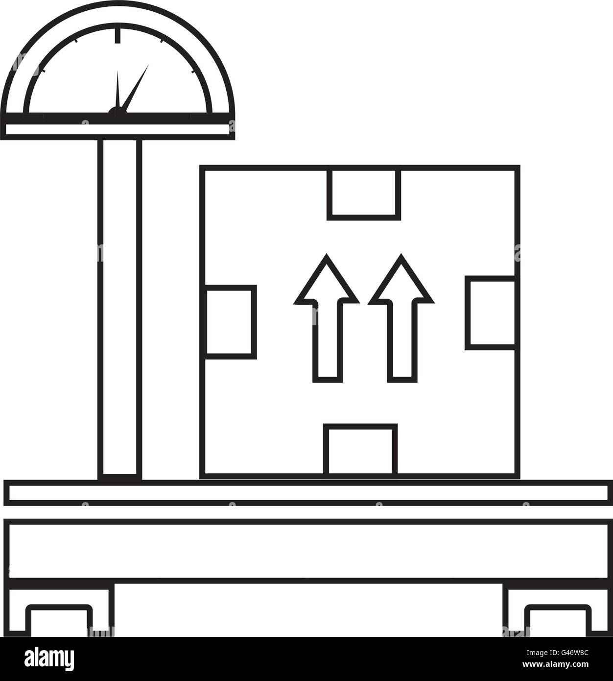 balance and box,vector graphic Stock Vector Image & Art - Alamy