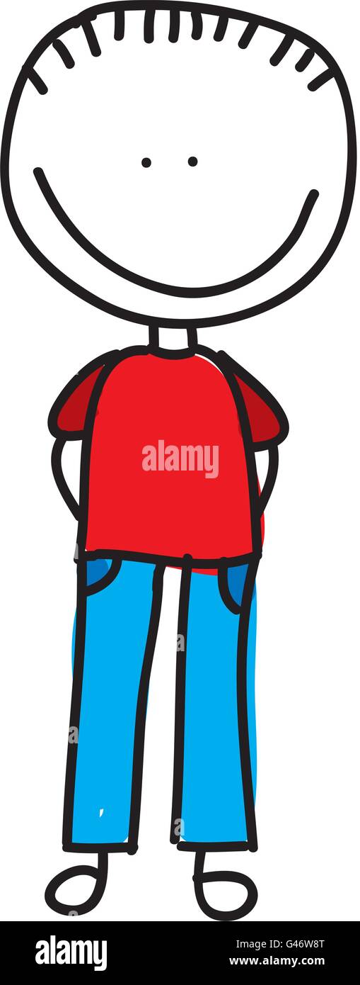 father cartoon drawing isolated icon design Stock Vector Image & Art ...