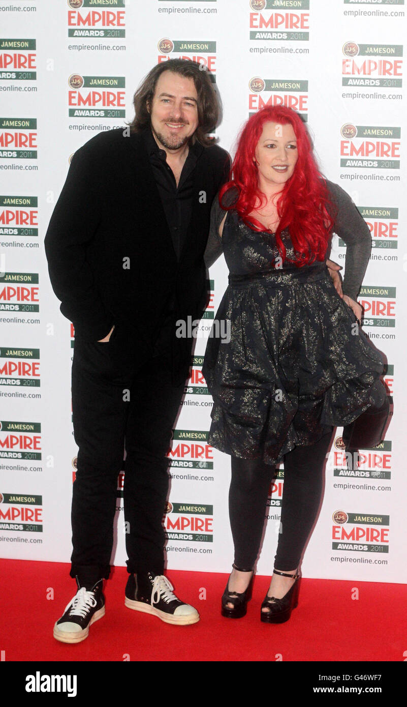 Jonathan Ross and his wife Jane Goldman arrive at the Empire Film ...