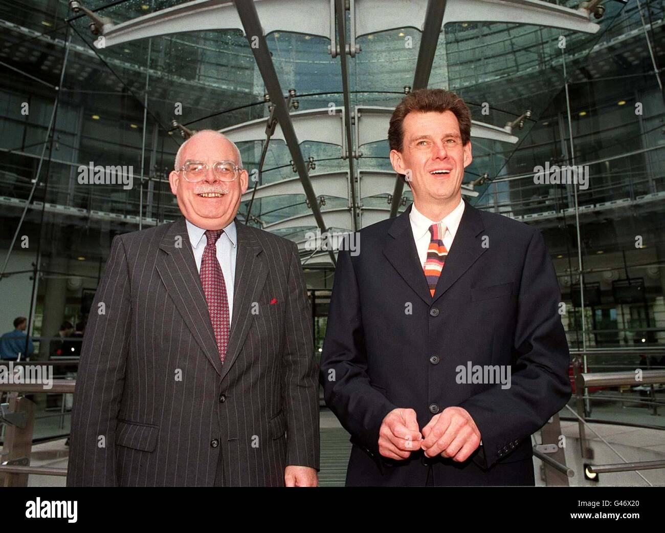 Channel 4 chairman Sir Michael Bishop (left) welcomes new chief ...