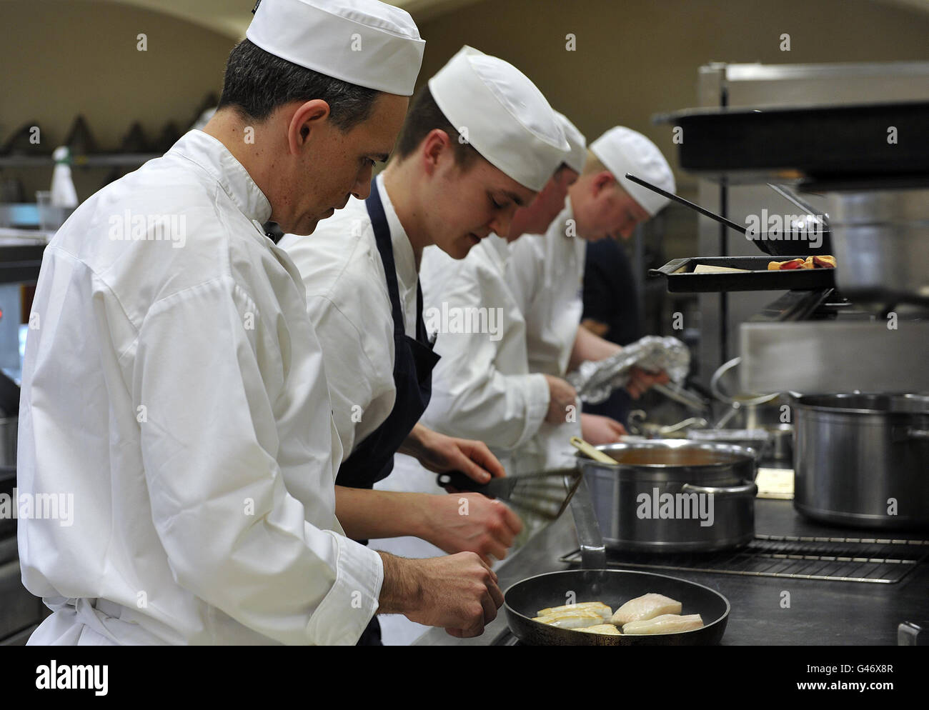 Inside Buckingham Palace Kitchen In The Kitchens At Buckingham Palace