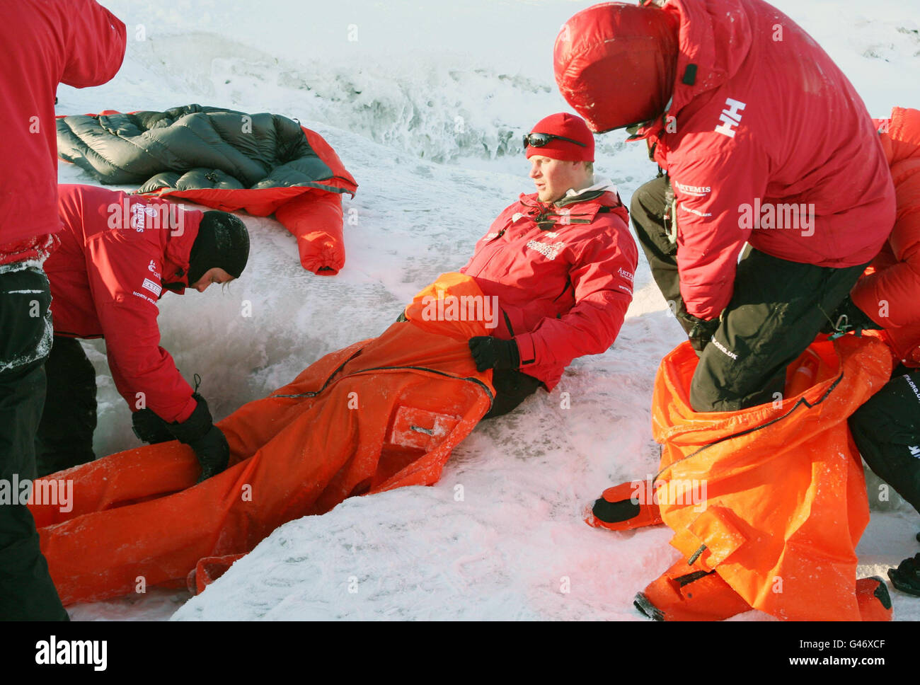 Walking With The Wounded expedition Stock Photo - Alamy