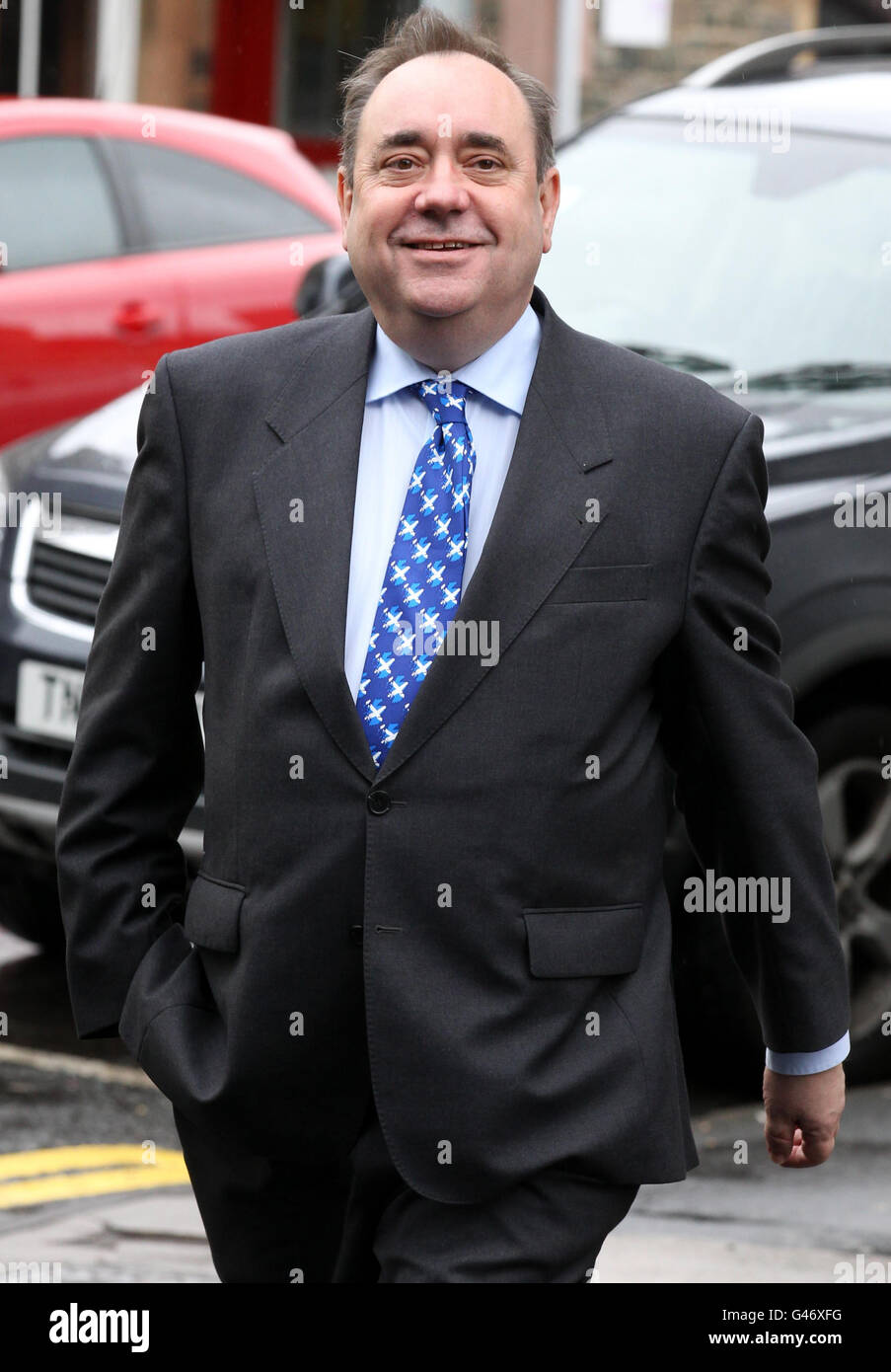 Alex Salmond on the campaign trail Stock Photo - Alamy