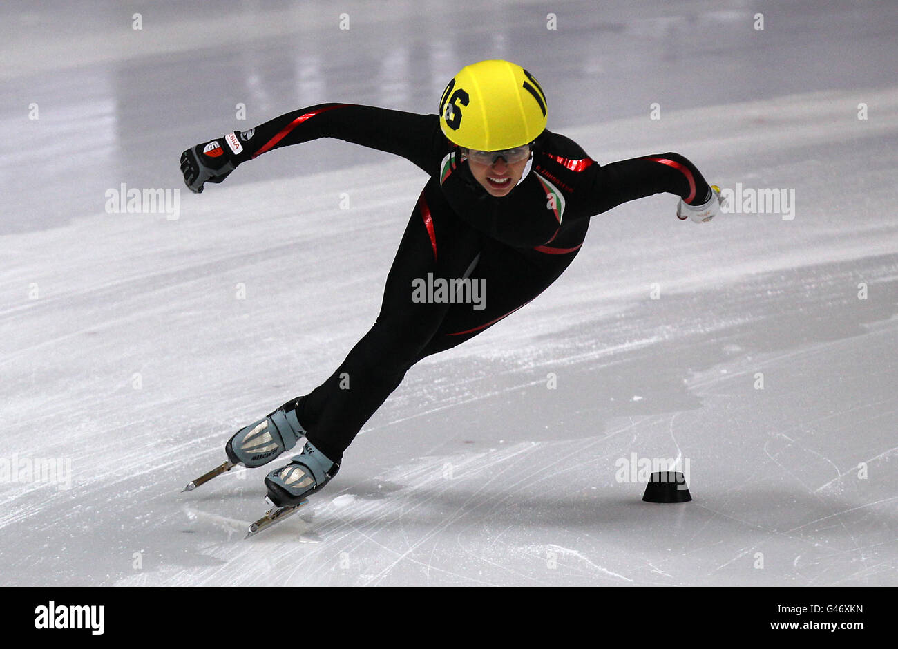 Womens 1500m short track speed skating quarterfinals hi-res stock ...