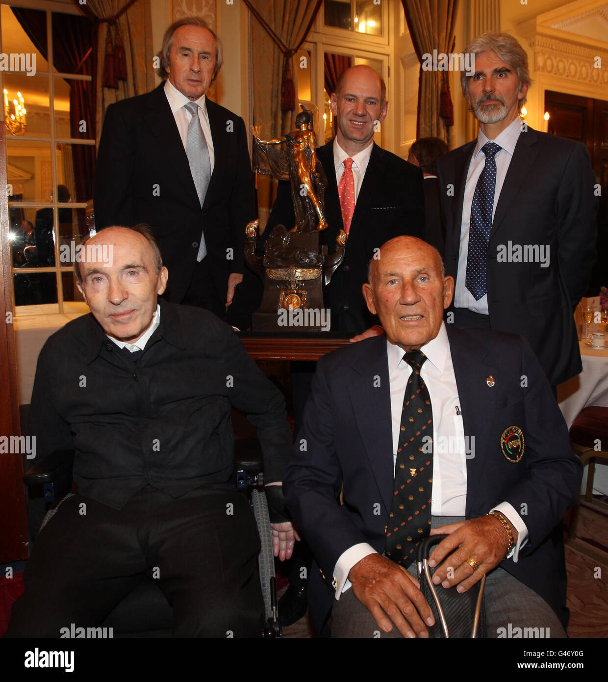 Adrian Newey (centre) of F1 Chief Enginner and Designer of Red Bull ...