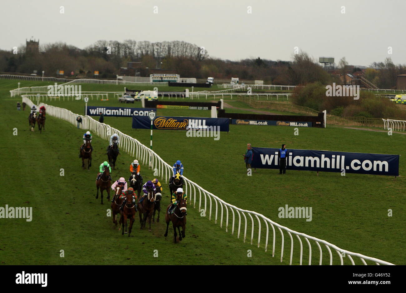 Horse Racing - Catterick Racecourse Stock Photo - Alamy