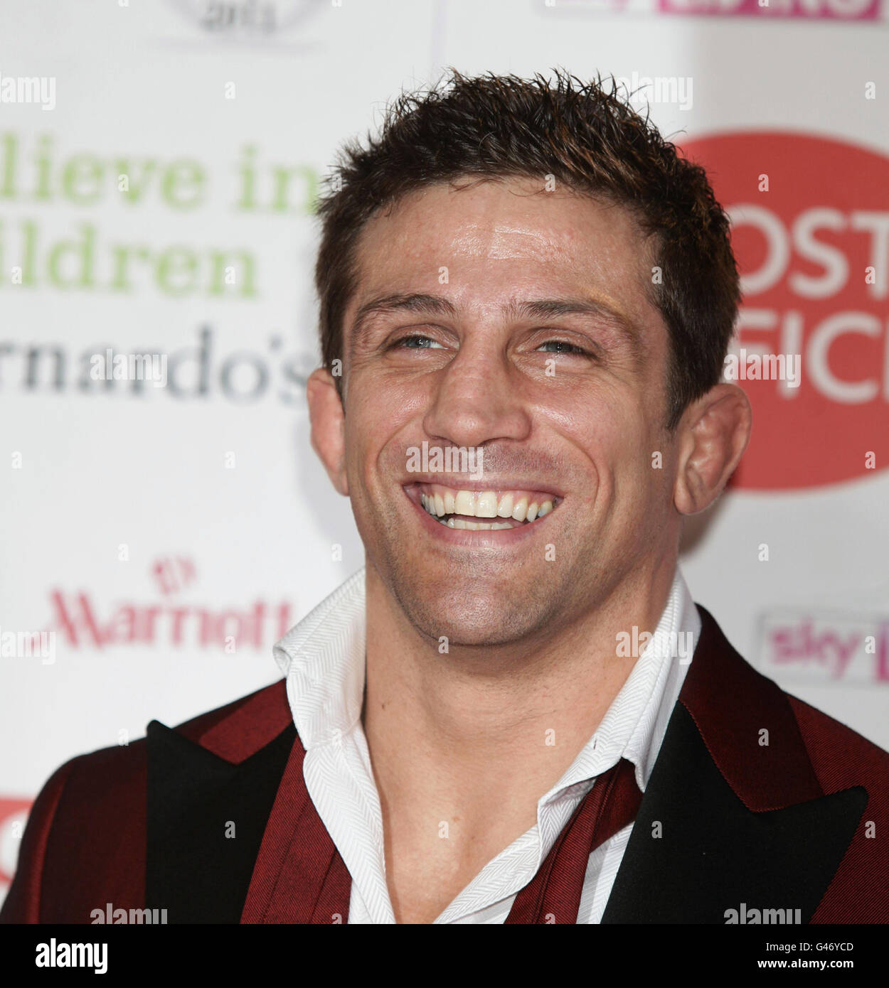 Alex Reid arrives for the News of The World Children's Champions Awards ...