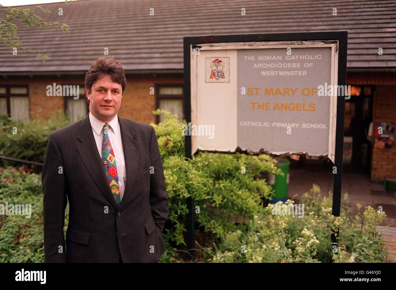 Tim Joiner, Governor and local councillor of St Mary's of the Angels RC ...