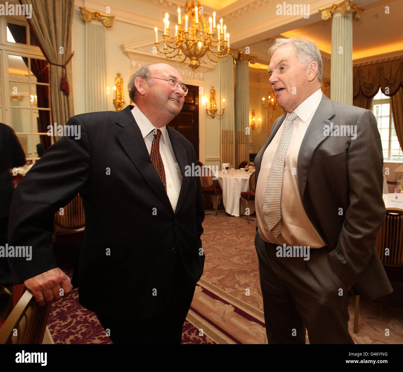 Tony Mason (former rally co-driver and BBC Top Gear presenter) with ...