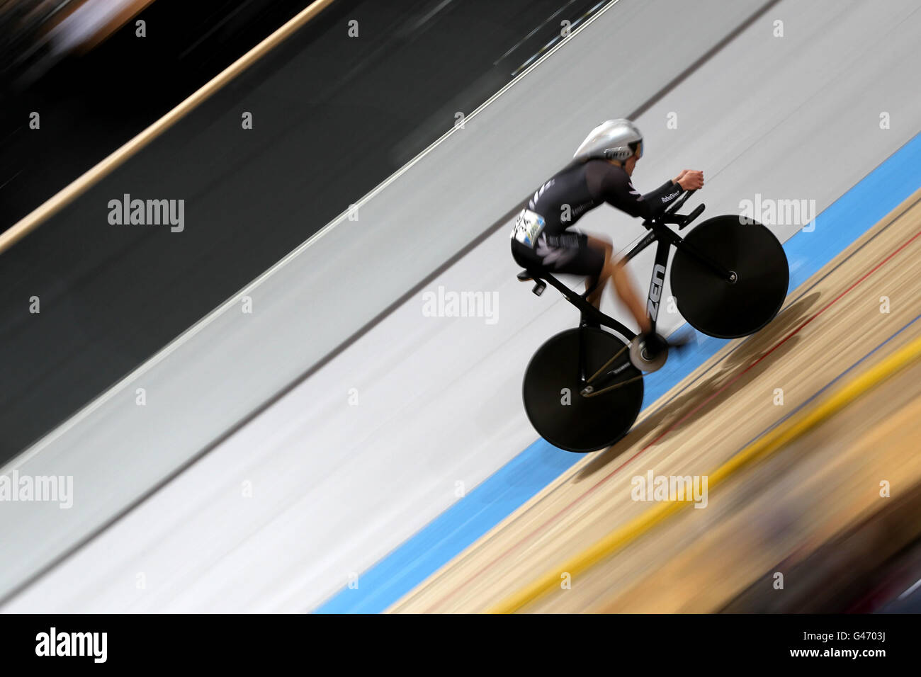 New Zealand's Shane Archbold during the men's 4km individual race as ...