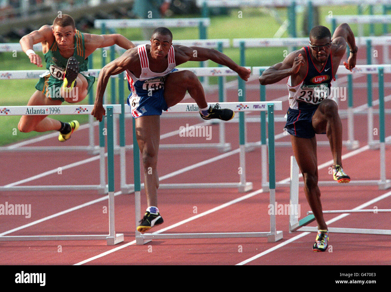 OLYMPICS Colin Jackson Stock Photo - Alamy
