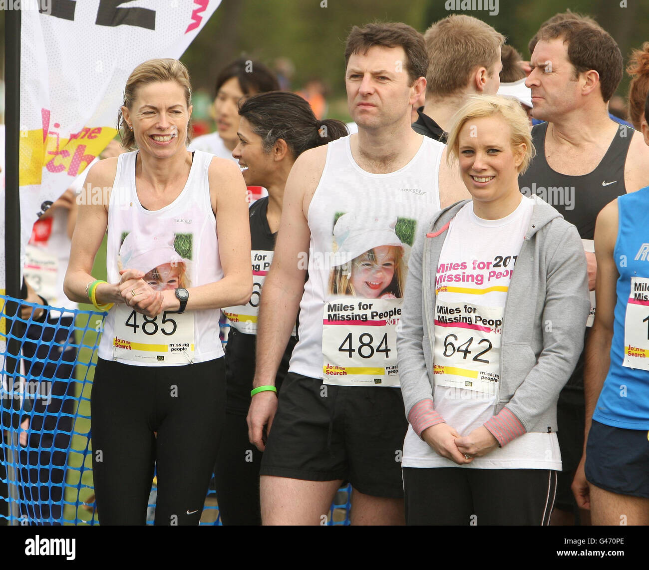 Miles For Missing People charity run Stock Photo - Alamy