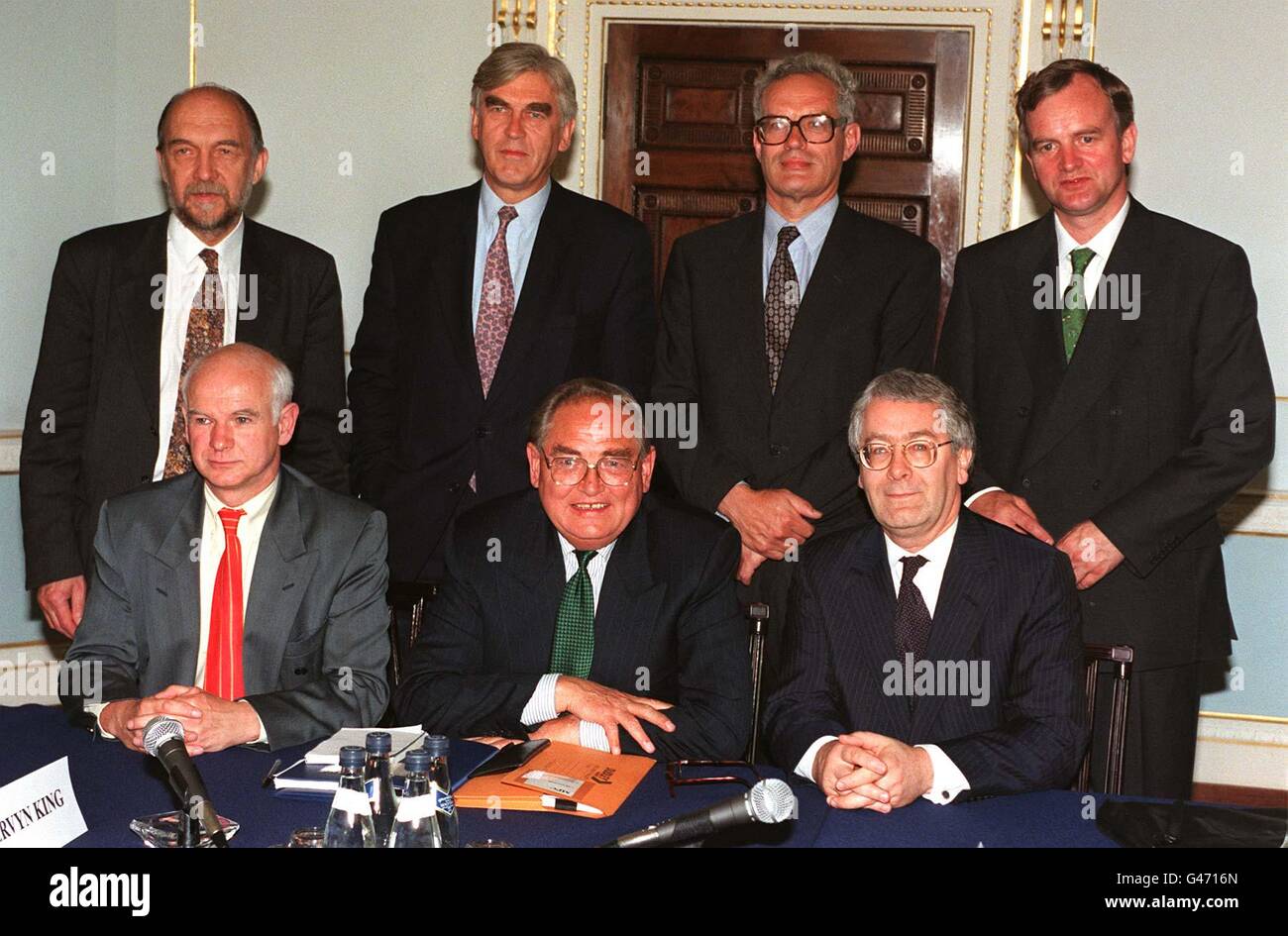 Governor of the bank of england sir mervyn king hi-res stock ...