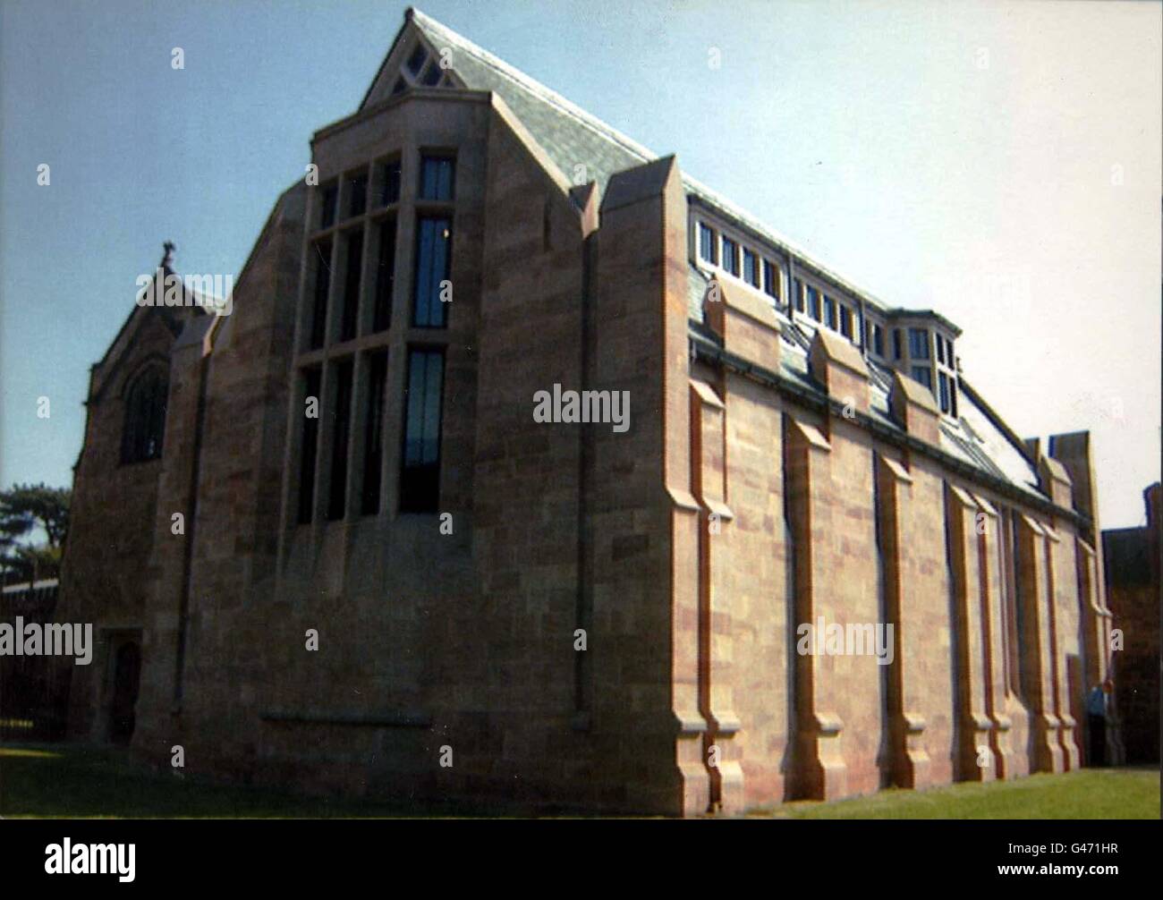 The chained library at Hereford Cathedral, which was today (Monday ...