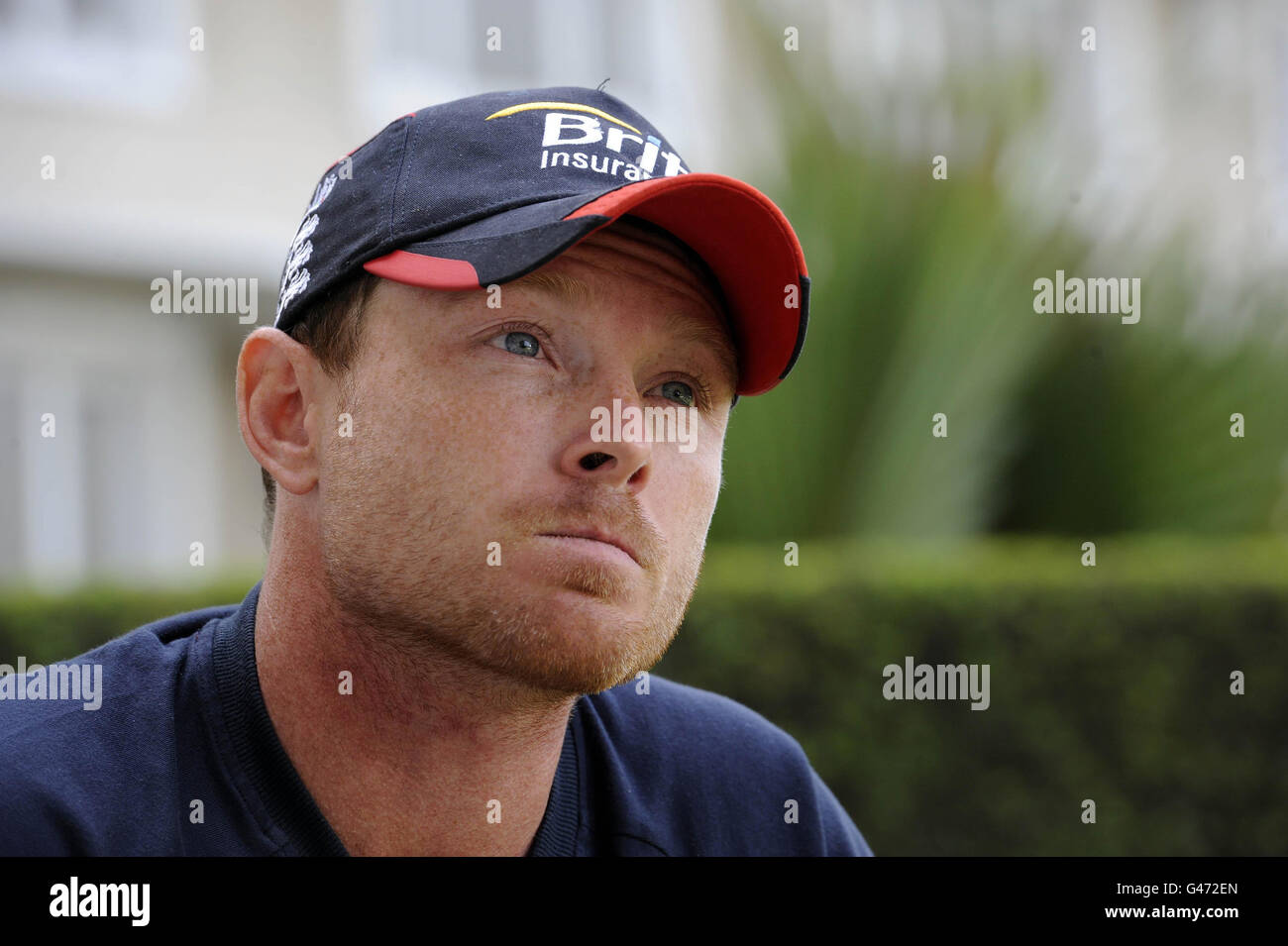 Cricket ian bell press conference team hotel delhi hi-res stock ...