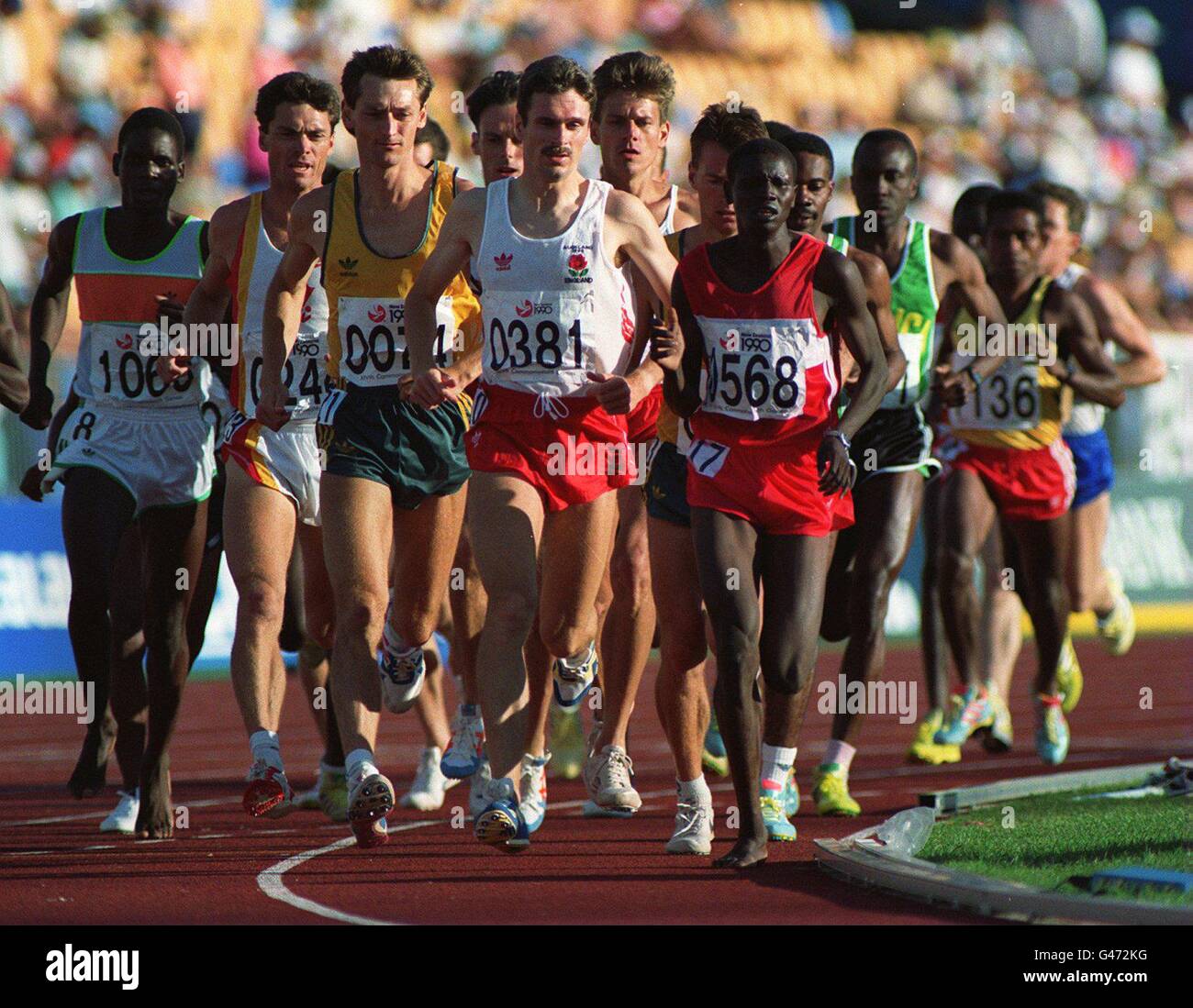 Mens 10000m final gold winner eamonn martin z4 hi-res stock photography ...