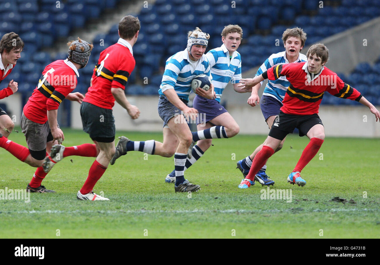 Edinburgh Academy Rory Simpson during the Brewin Dolphin U16 Scottish ...