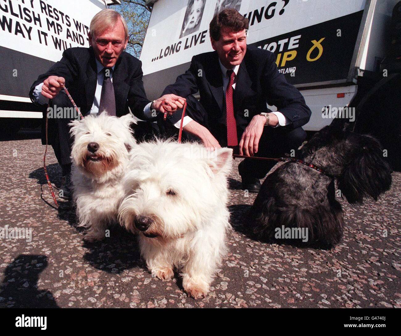Election SNP dogs Stock Photo - Alamy