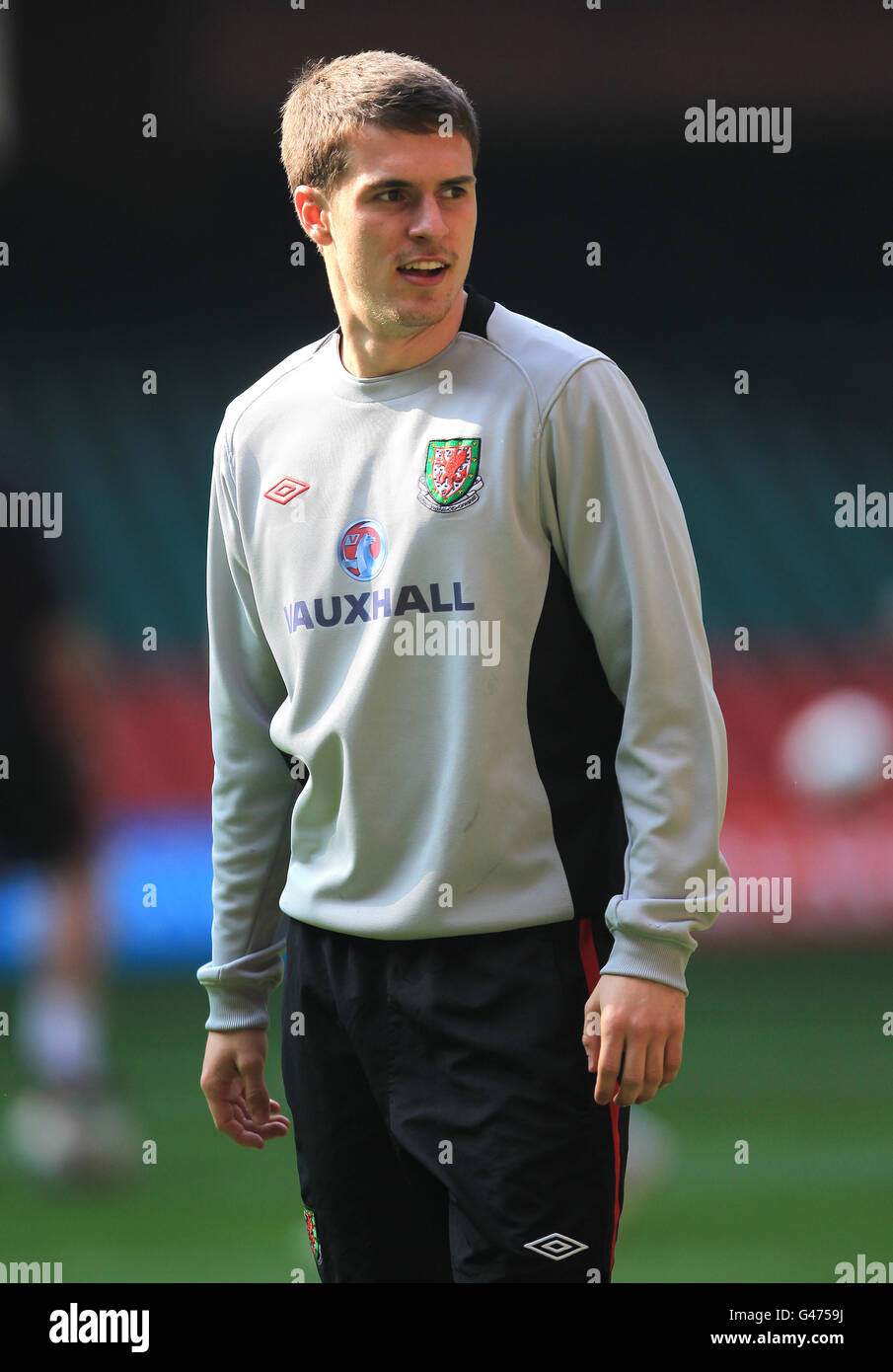 Wales captain aaron ramsey hi-res stock photography and images - Alamy