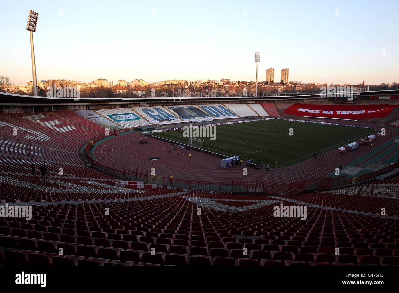 Red star stadium hi-res stock photography and images - Alamy