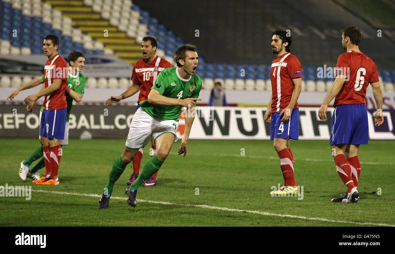 Soccer - UEFA Euro 2012 - Group C - Serbia v Northern Ireland - Red ...