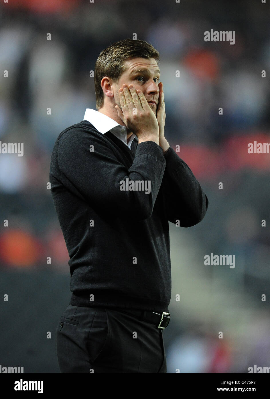 Football mk dons mkdons mkdon datacoapplies hi-res stock photography ...