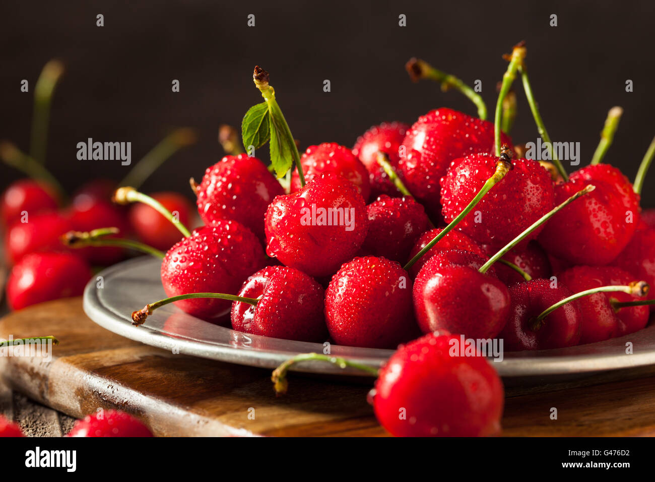 Raw Organic Strawberry Cherries Ready to Eat Stock Photo - Alamy