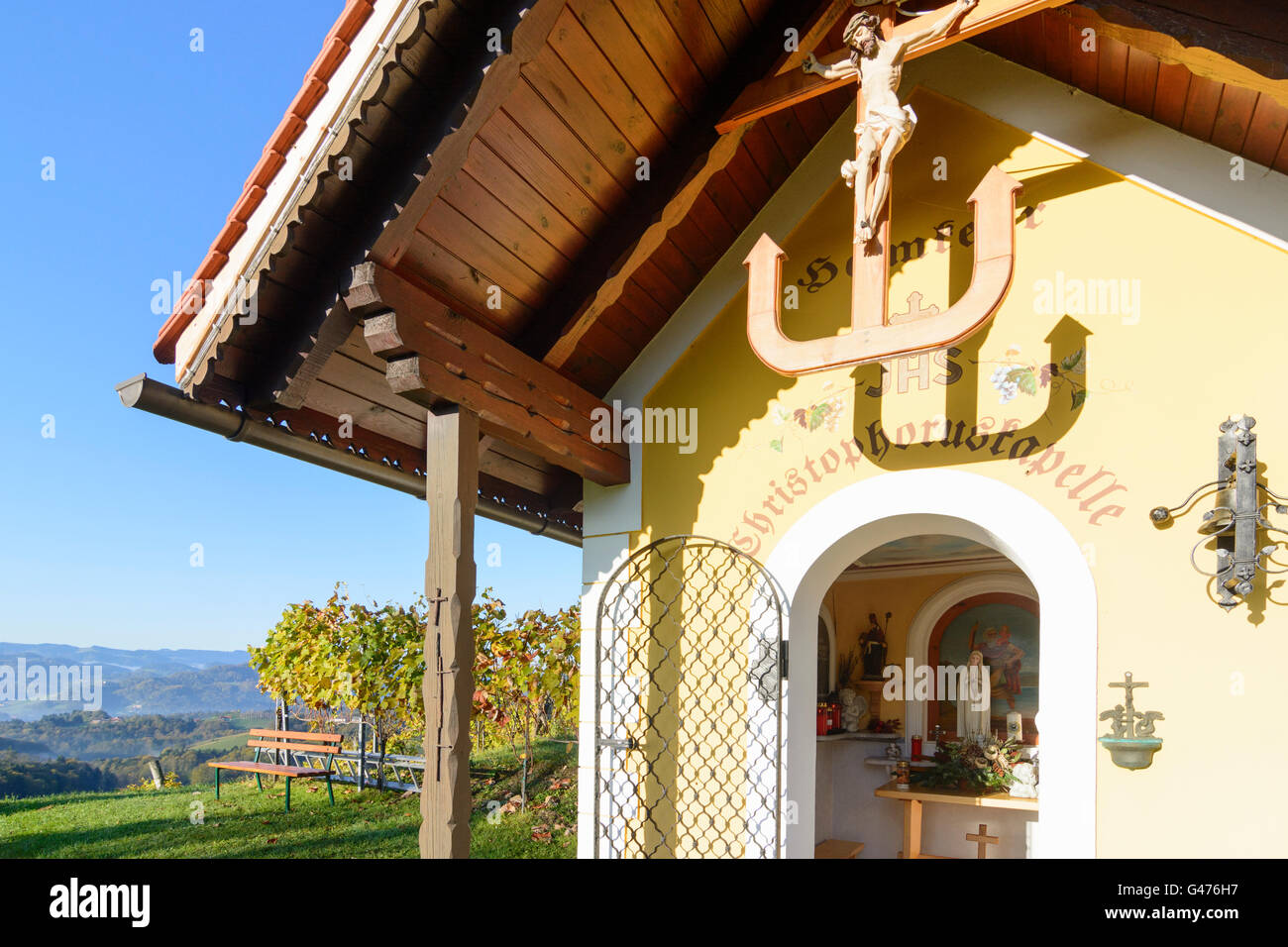 Christopher Chapel and Vineyard - South Styrian Wine Road, Austria ...