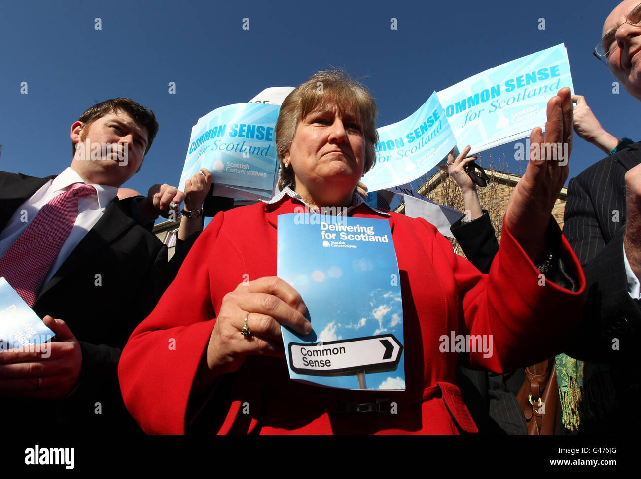 Scottish Parliament election campaign Stock Photo - Alamy