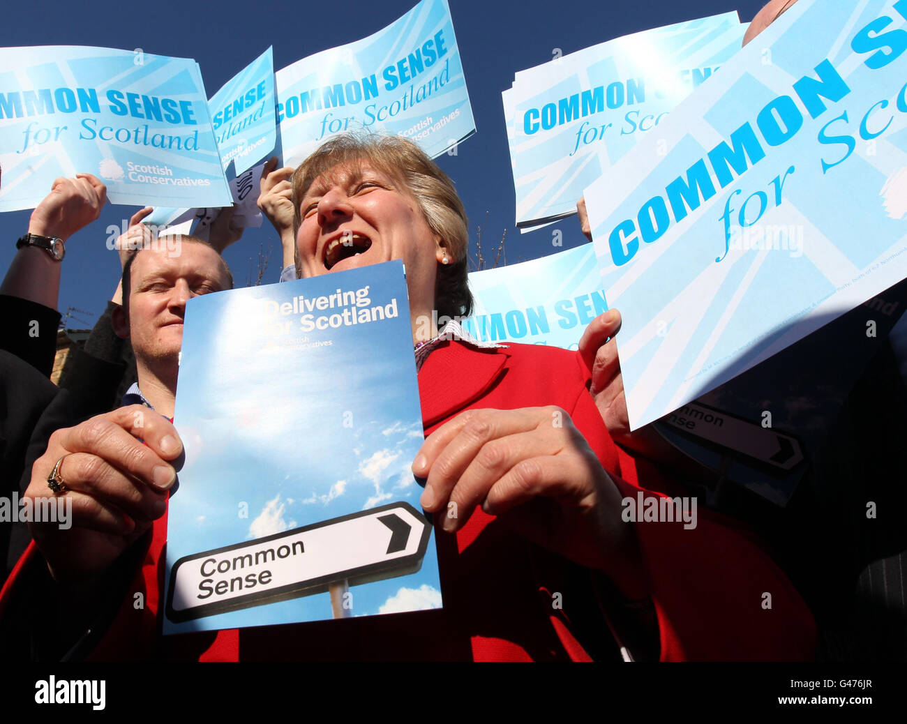 Scottish Parliament election campaign Stock Photo - Alamy