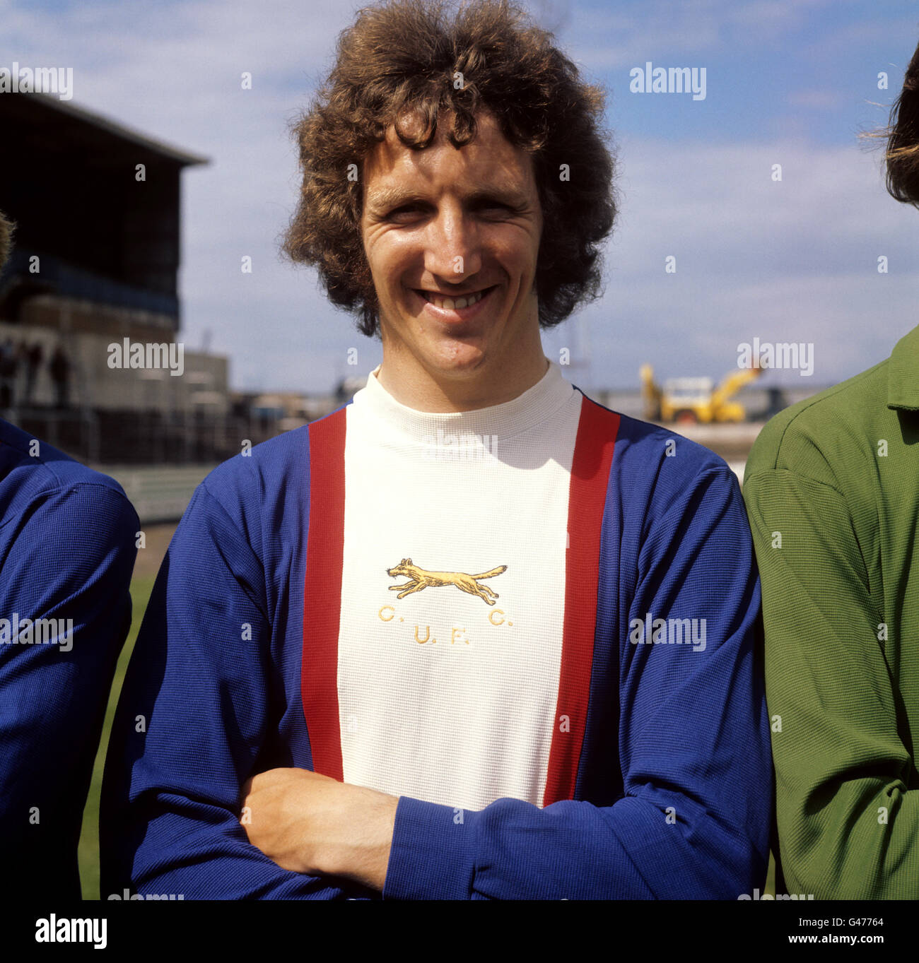 Soccer carlisle united photocall brunton park stadium hi-res stock ...