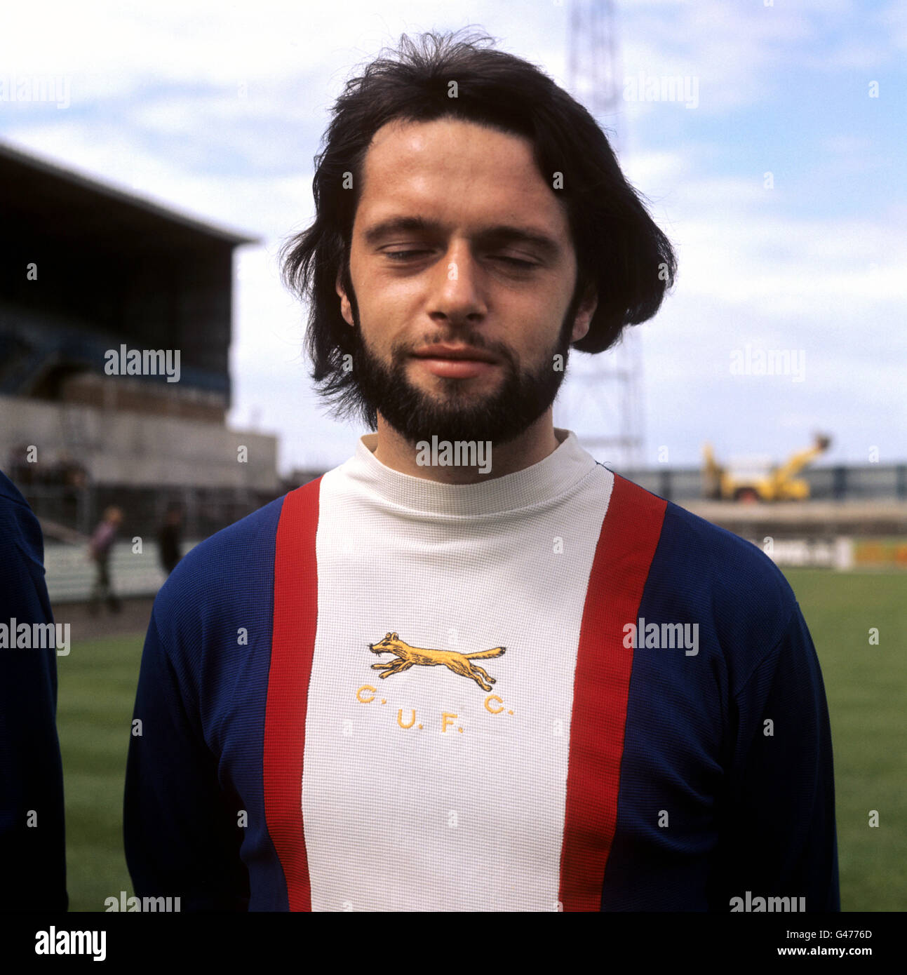 Soccer carlisle united photocall brunton park stadium hi-res stock ...