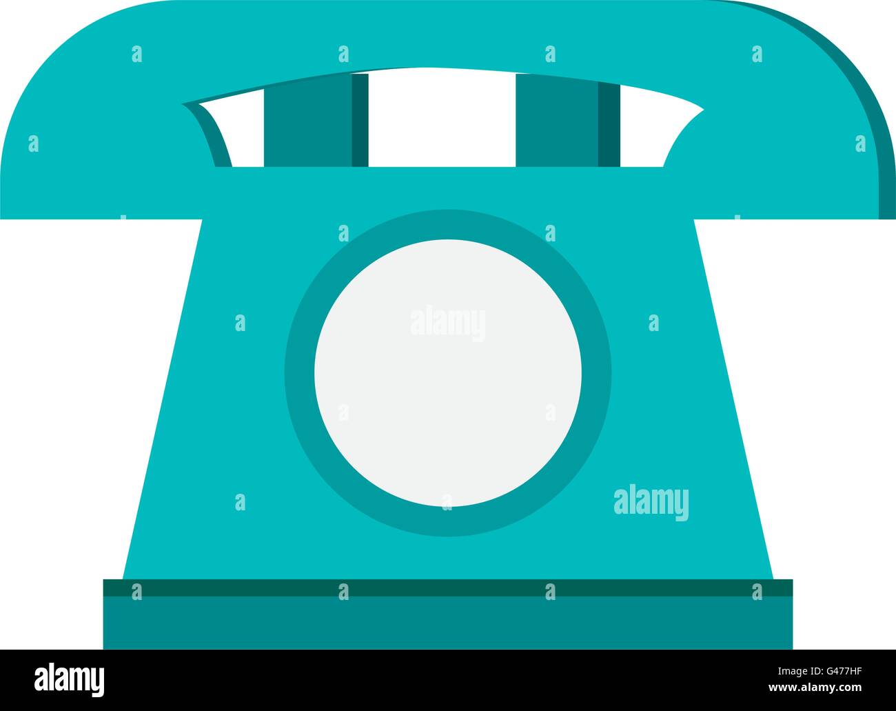 blue telephone , Vector illustration over white background Stock Vector ...