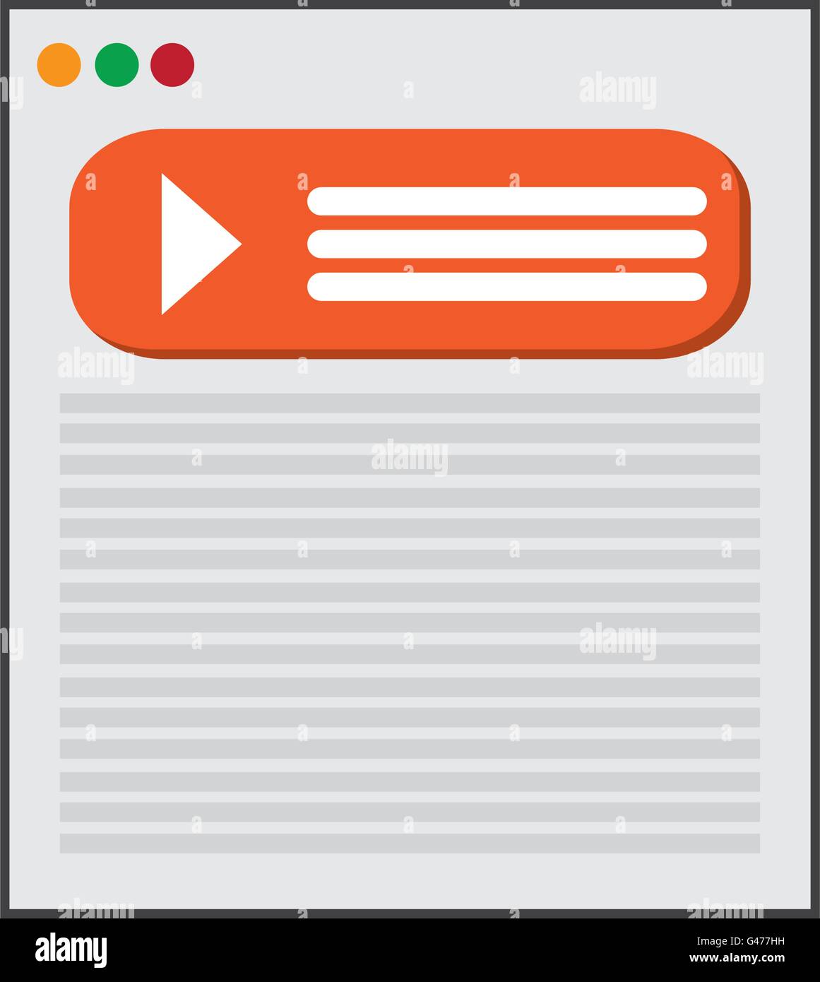 webpage , Vector illustration over white background Stock Vector Image ...