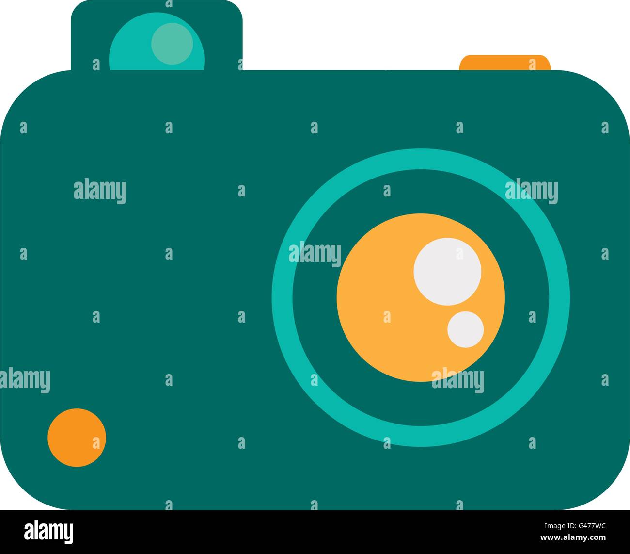 camera , Vector illustration over white background Stock Vector Image ...
