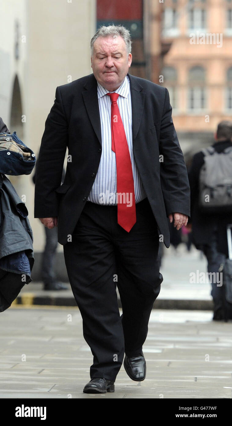 Ex-MP on expenses trial. Former Labour MP Jim Devine arrives for ...