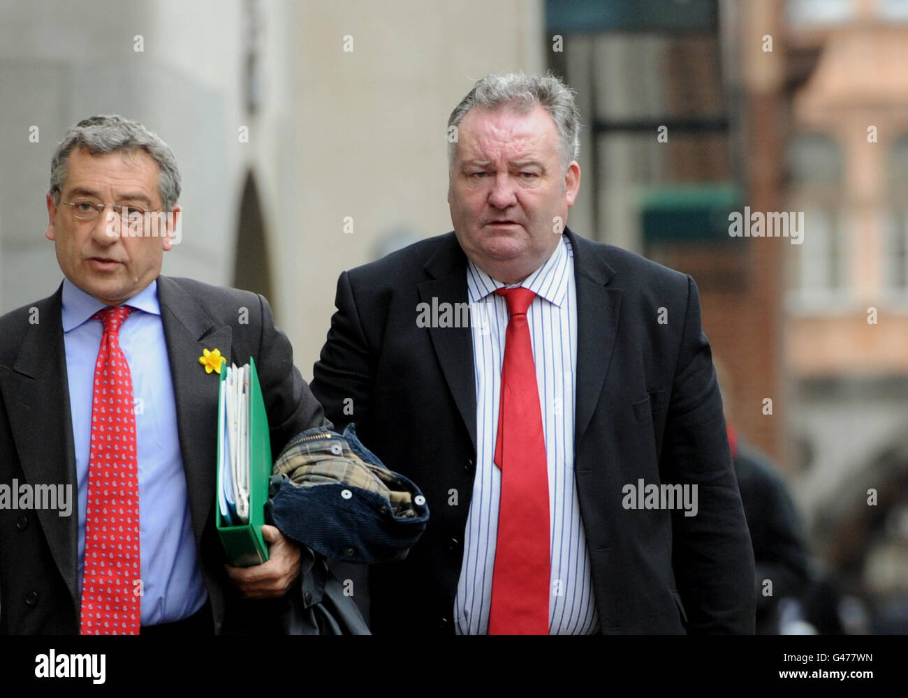 Ex-MP on expenses trial. Former Labour MP Jim Devine (right) arrives ...