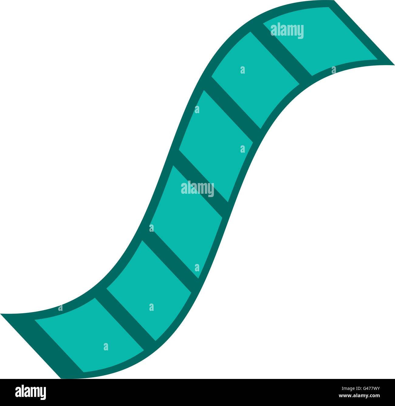 film roll , Vector illustration over white background Stock Vector ...