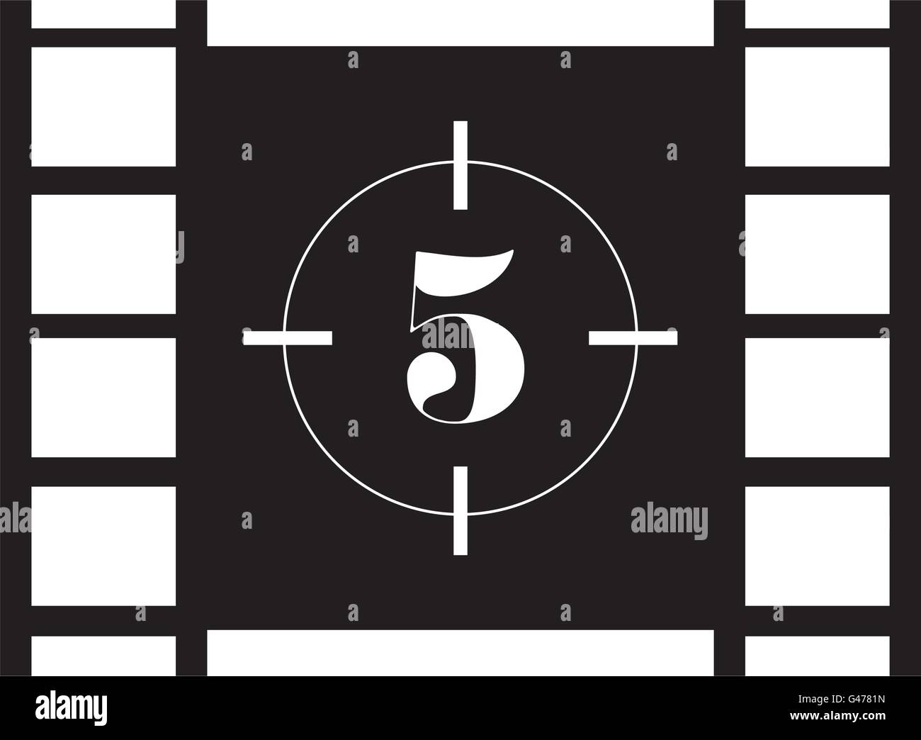 film roll , Vector illustration over white background Stock Vector ...